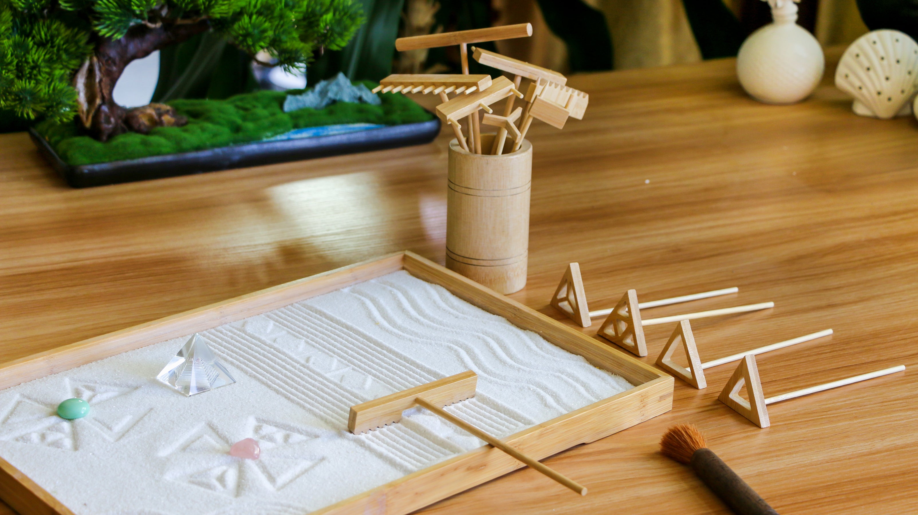 Tabletop Zen Garden Rakes fullsize zen garden Tools – Alikiki Shop