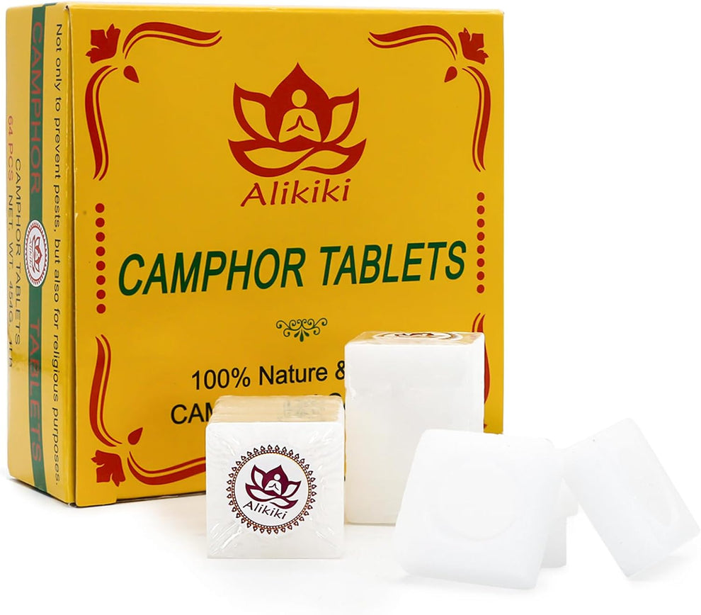 1LB Pure Camphor Tablets Cubes - 100% Natural Camphor Blocks for Indi ...